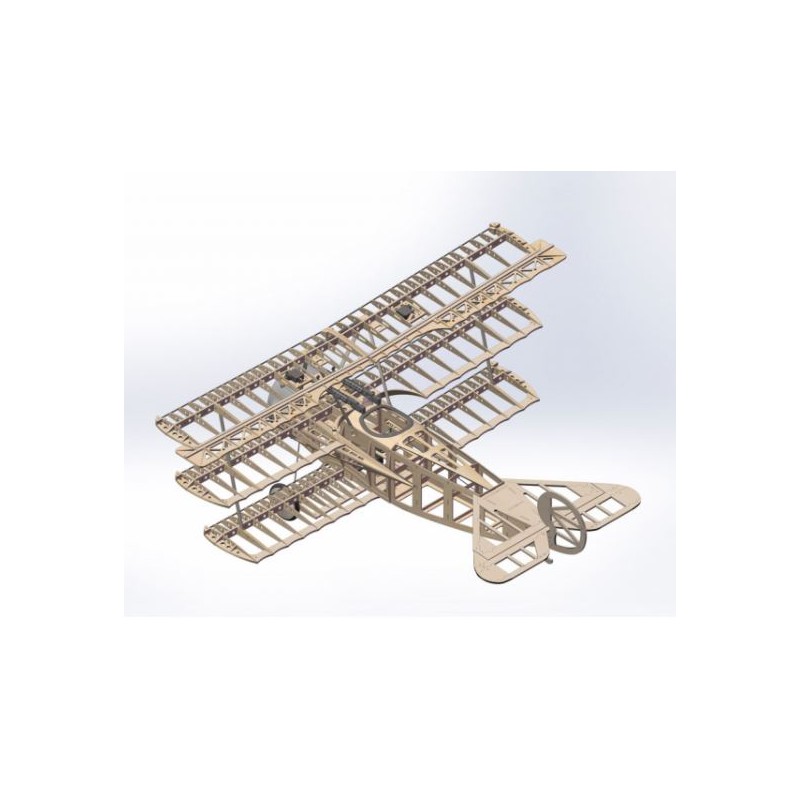AVION FOKKER EN KIT 770MM