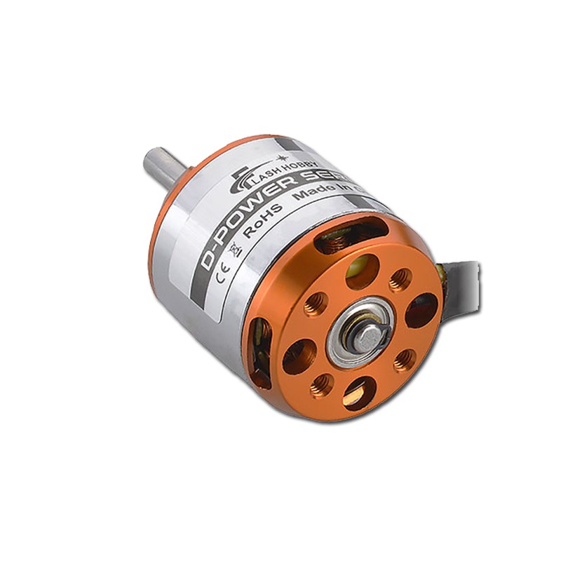 MOTOR BRUSHLESS FLASH HOBBY D2836-9 880KV 70g