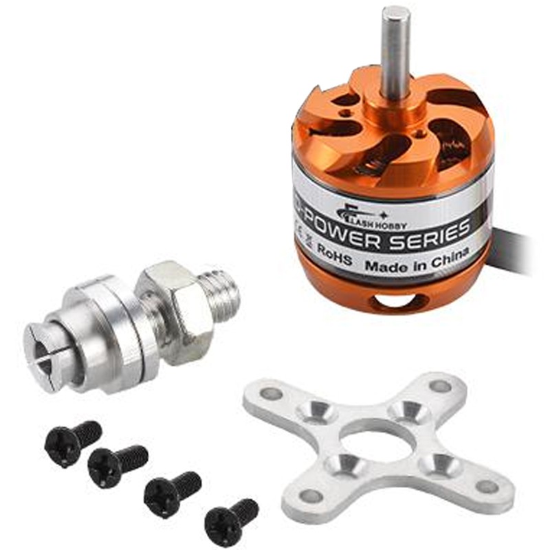 MOTOR BRUSHLESS FLASH HOBBY D3530-10 1400KV 74g
