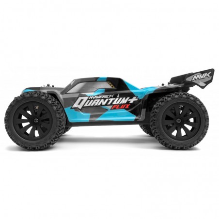 COCHE QUANTUM XT + FLUX 1/10XL MAVERICK AZUL (COMBO COMPLETO) 80Km/h