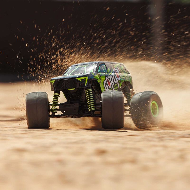 COCHER 1/16 ARMA GORGON GROM 4X4 RTR VERDE