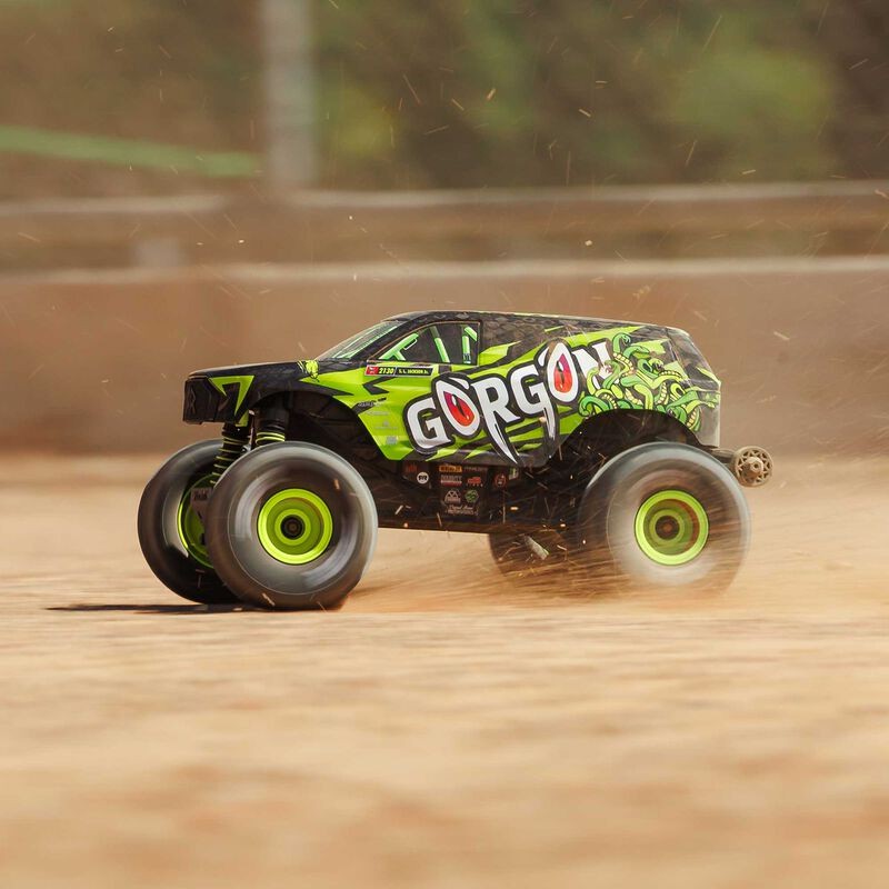 COCHER 1/16 ARMA GORGON GROM 4X4 RTR VERDE